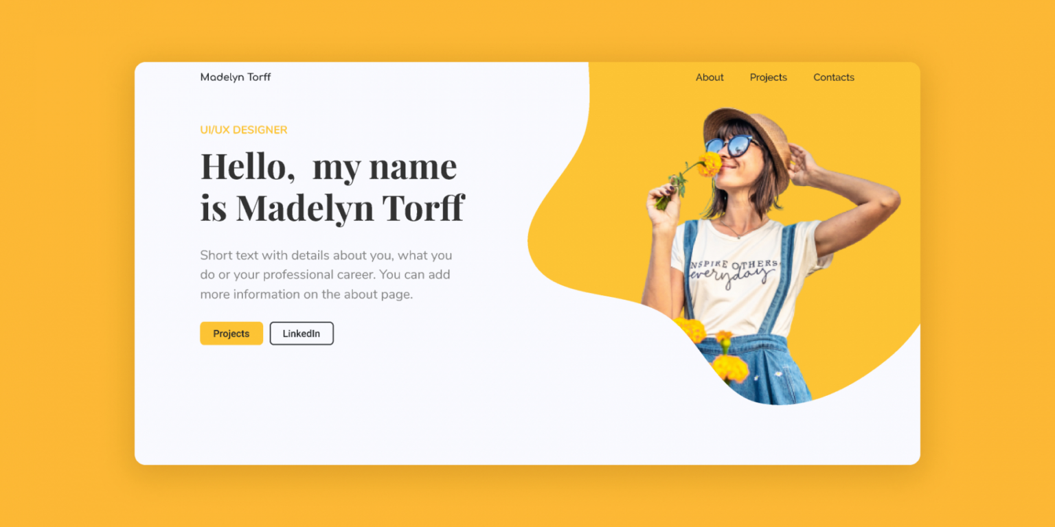 3D Designer Portfolio Template