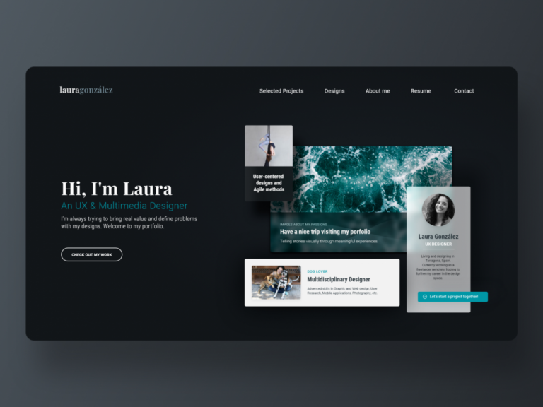 Software Developer Portfolio Website Template