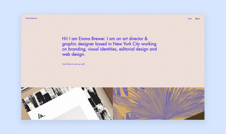 Film Director Portfolio Template