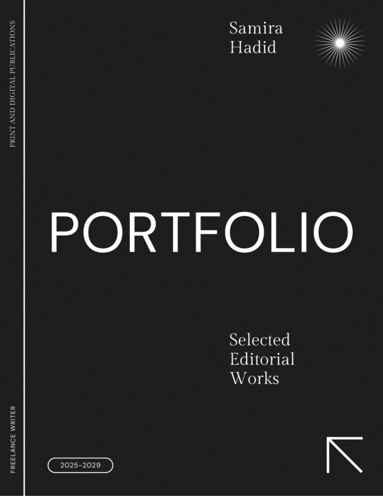 Article Writing Portfolio Template