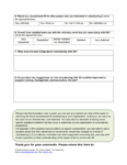 Volunteer Exit Interview Template