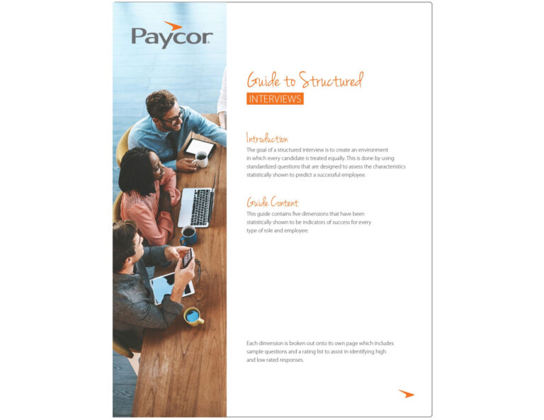 Structured Interview Guide Template