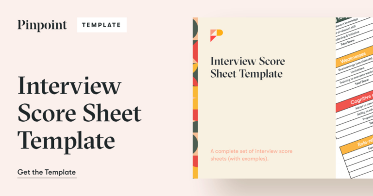 Score Based Interview Template