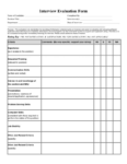Administrative Assistant Interview Questions Template