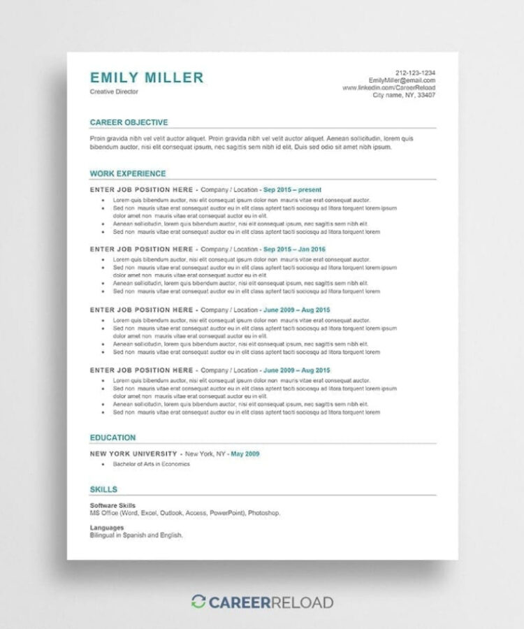 What Does Designation on a Resume Mean